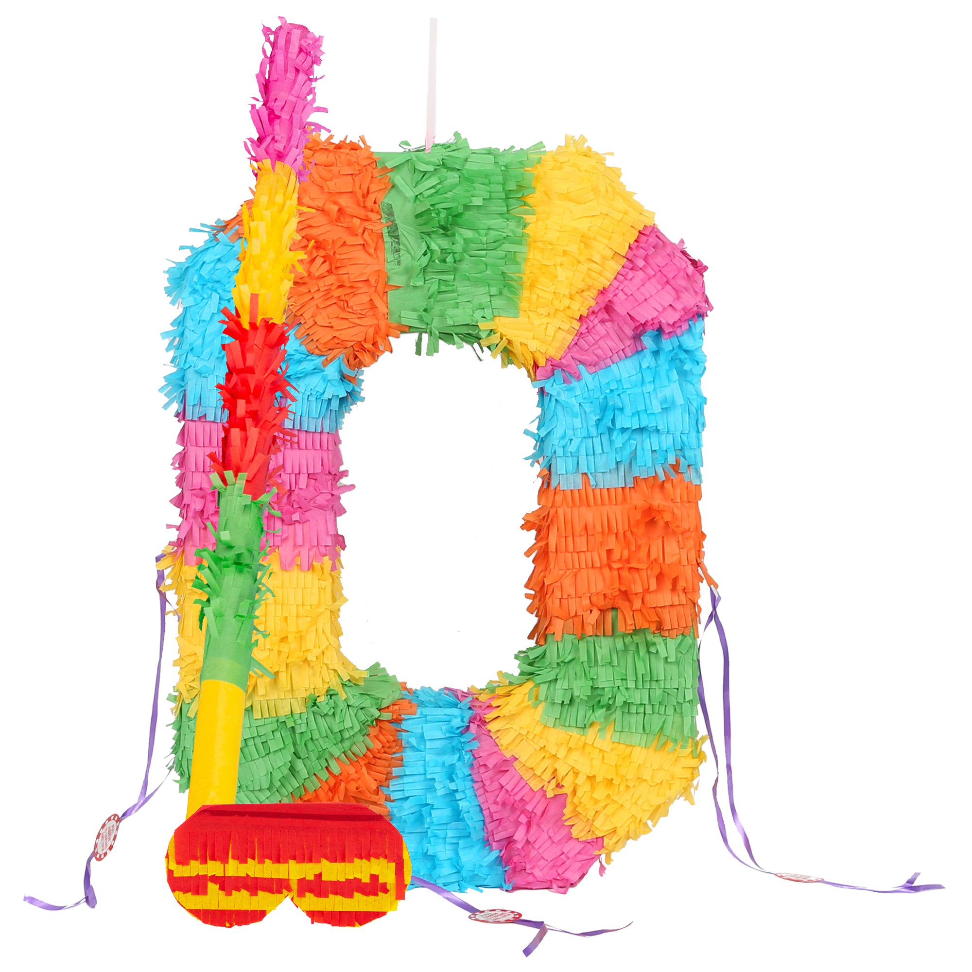 Number 0 Pinata Party Set - By Fax Potato | Rinkit.com