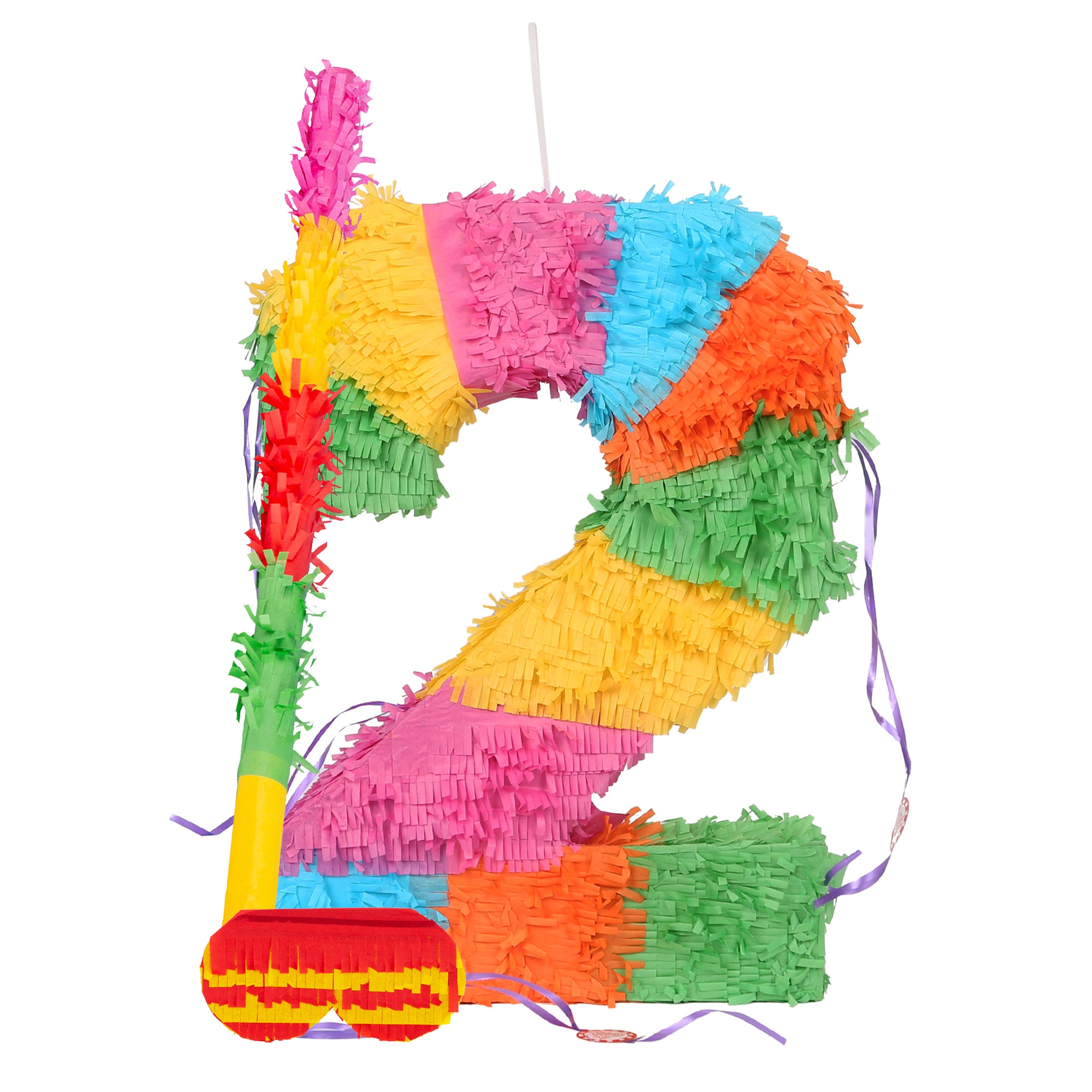 Number 2 Pinata Party Set - By Fax Potato | Rinkit.com