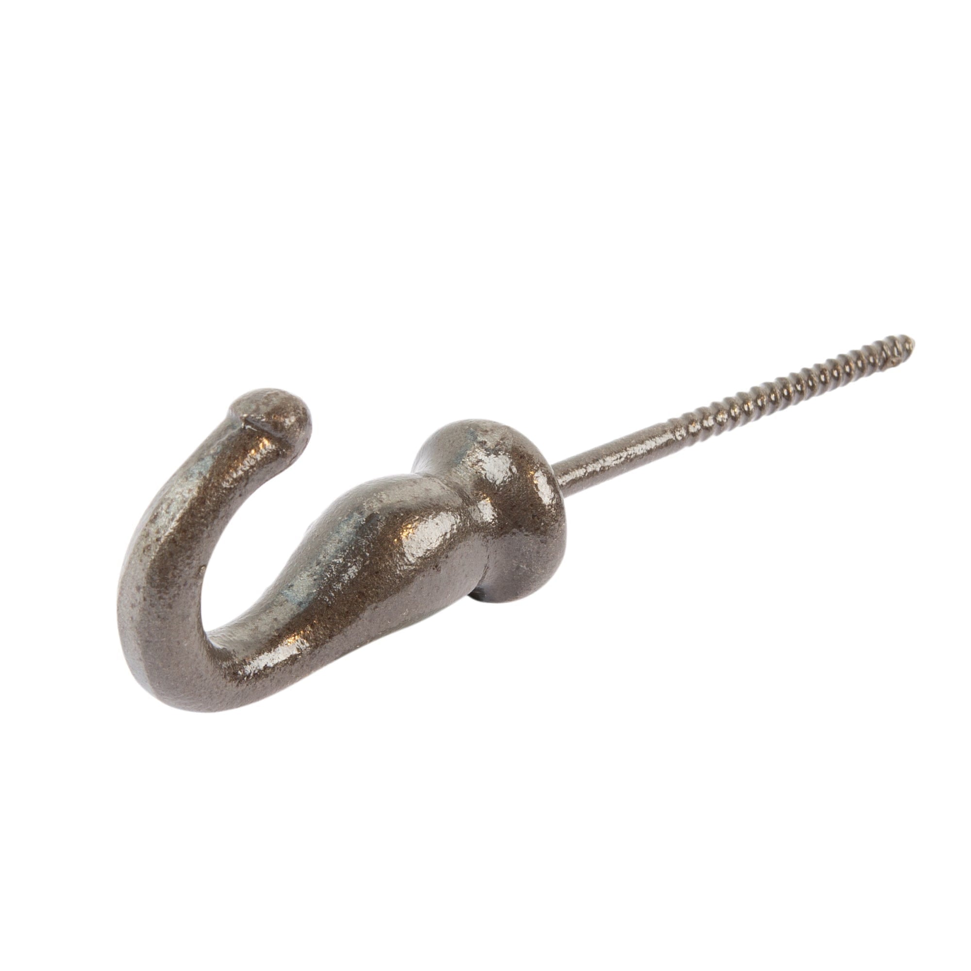 20mm x 35mm Raw Screw Hook - By Hammer & Tongs | Rinkit.com