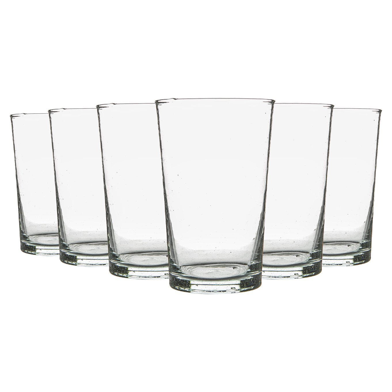 325ml Meknes Recycled Highball Glasses - Pack of Six - By Nicola Spring ...