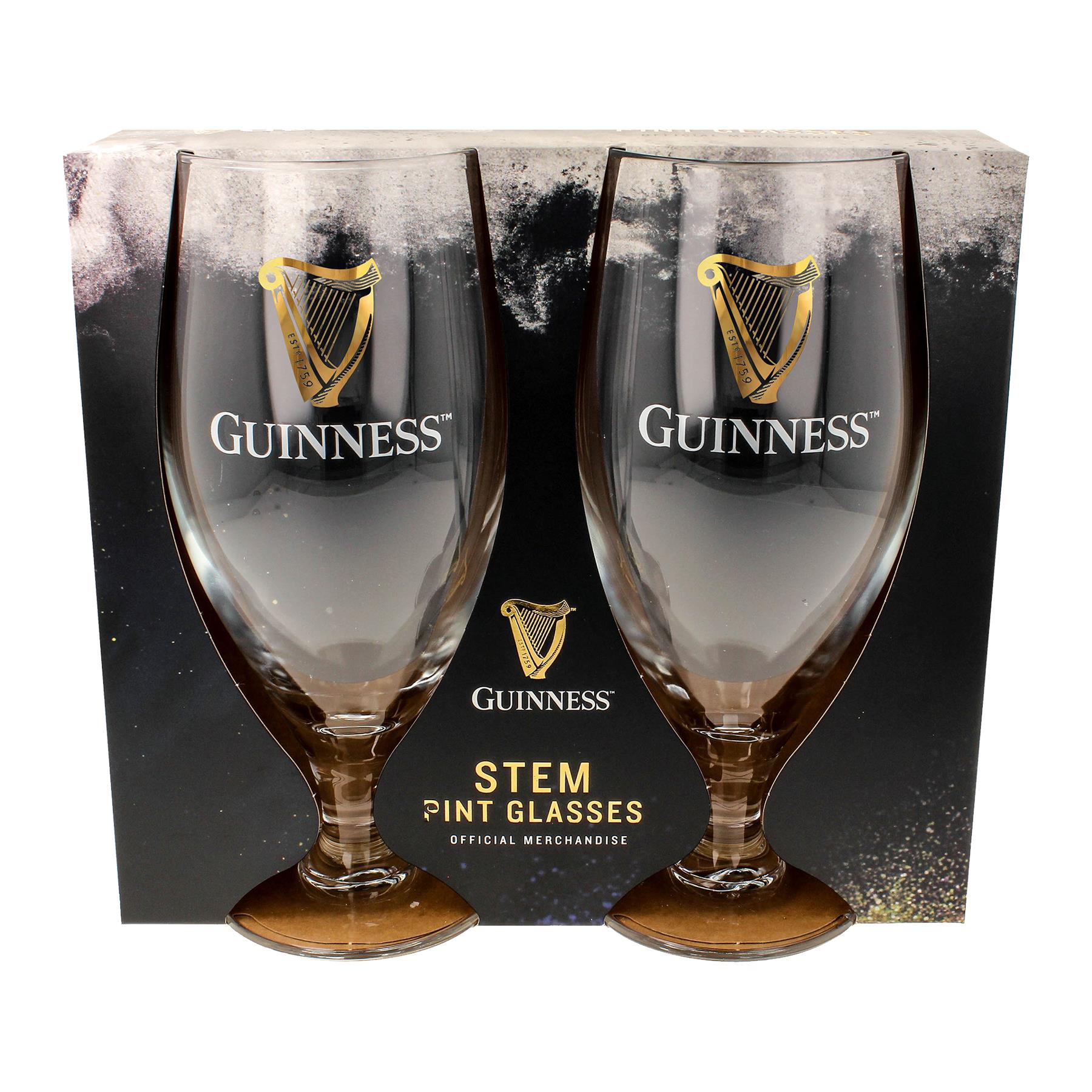 Guinness 2pc Stemmed Pint Glass Set | Rinkit.com