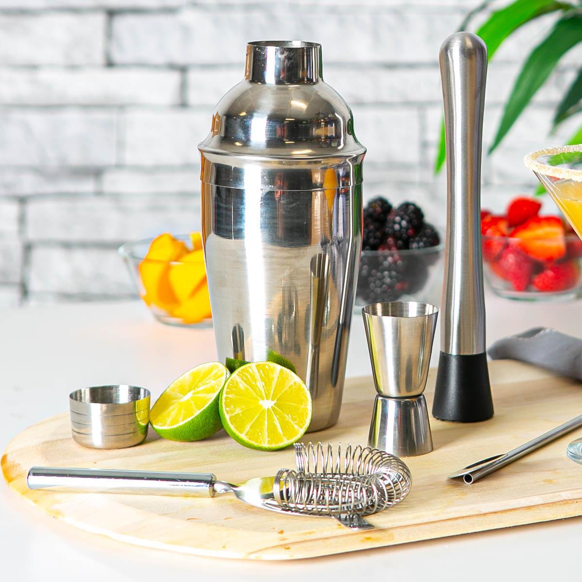 5pc Manhattan Cocktail Shaker Set - By Rink Drink | Rinkit.com