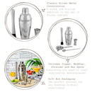 5pc Manhattan Cocktail Shaker Set - By Rink Drink | Rinkit.com