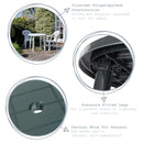 Four-Seater Round Tossa Garden Dining Table 86cm - By Resol | Rinkit.com