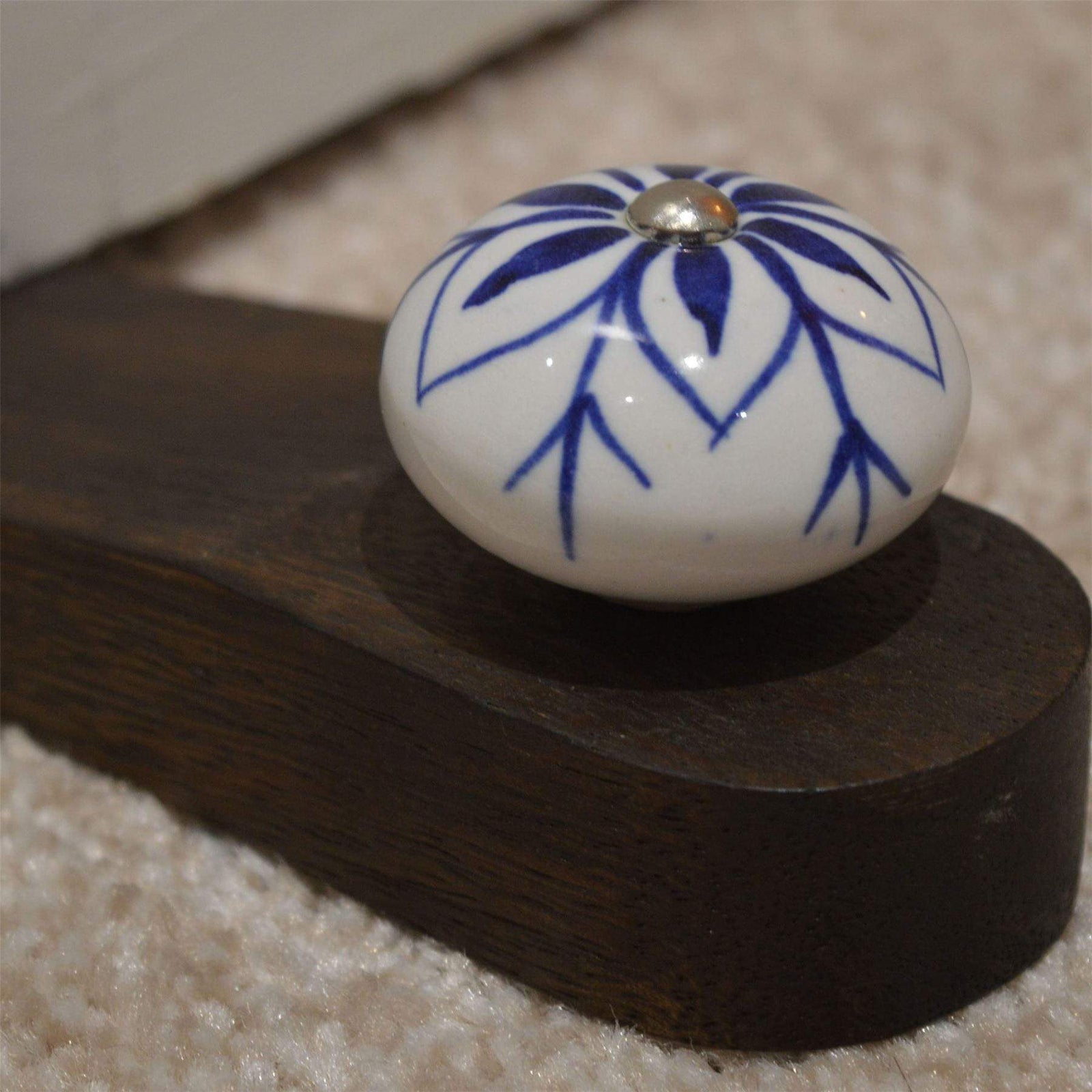 Wooden Door Stop - By Nicola Spring | Rinkit.com
