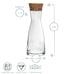 1.1L Ypsilon Glass Carafe with Cork Lid - By Bormioli Rocco | Rinkit.com