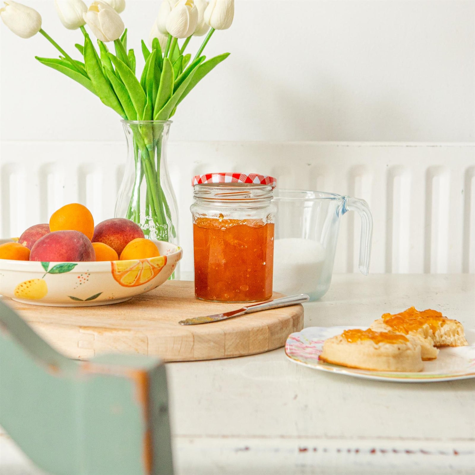 380ml Glass Jam Jars with Lids - Pack of 6 - By Argon Tableware ...